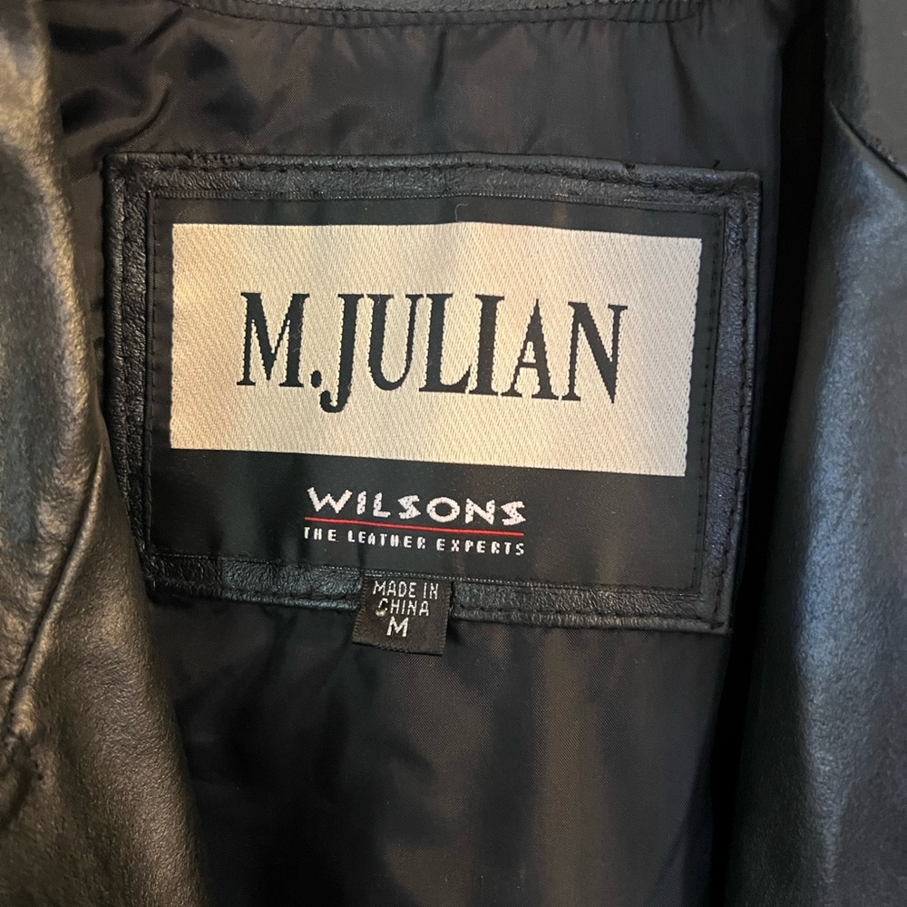 Vtg M. Julian Wilson Leather Jacket - Gem
